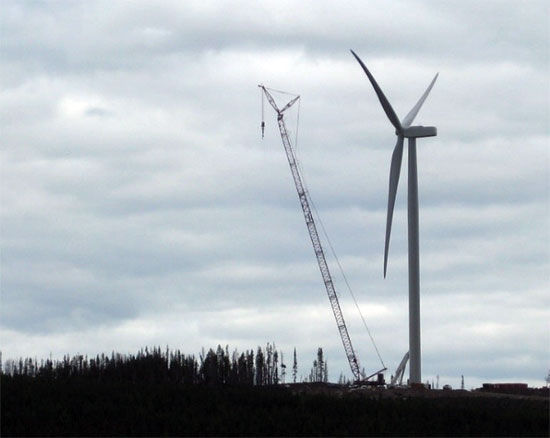 Wind farm takes shape | News | kelownadailycourier.ca