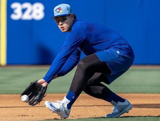 Kazuma Okamoto, Jesus Sanchez arrive at Toronto Blue Jays spring ...