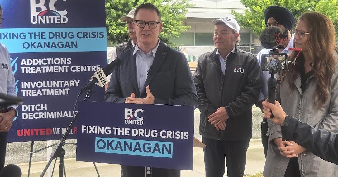 Falcon promises 'dramatic shift' in drug treatment if BC United wins ...