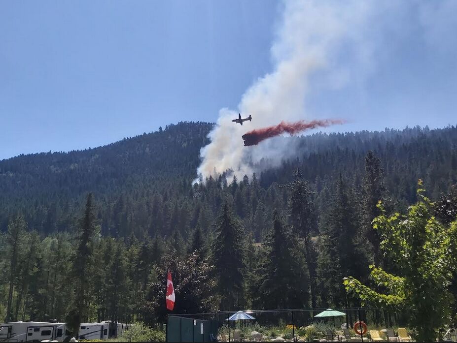 Forest fire burning above Paradise Valley in Peachland | News ...