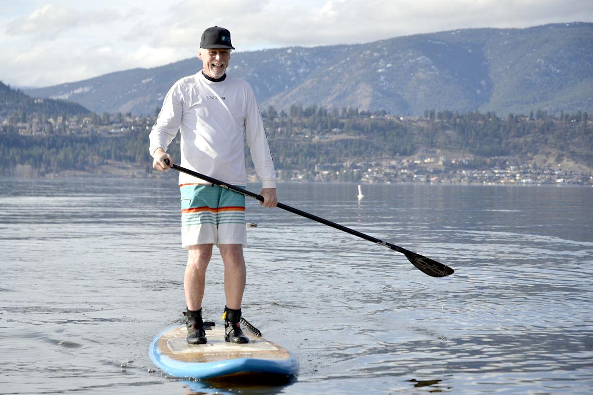 Bob Purdy, speaking of the planet on his paddleboard | Local News ...