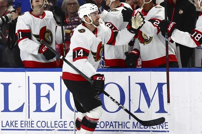 Shane Pinto scores, has three assists for Senators in 6-2 win over ...