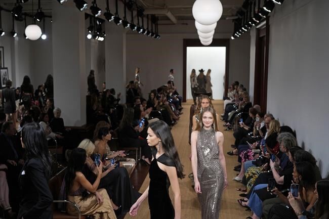 Ralph Lauren goes minimal for latest fashion show, with muted tones and ...