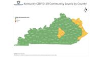 107 counties in green community level for COVID | News | kentuckytoday.com