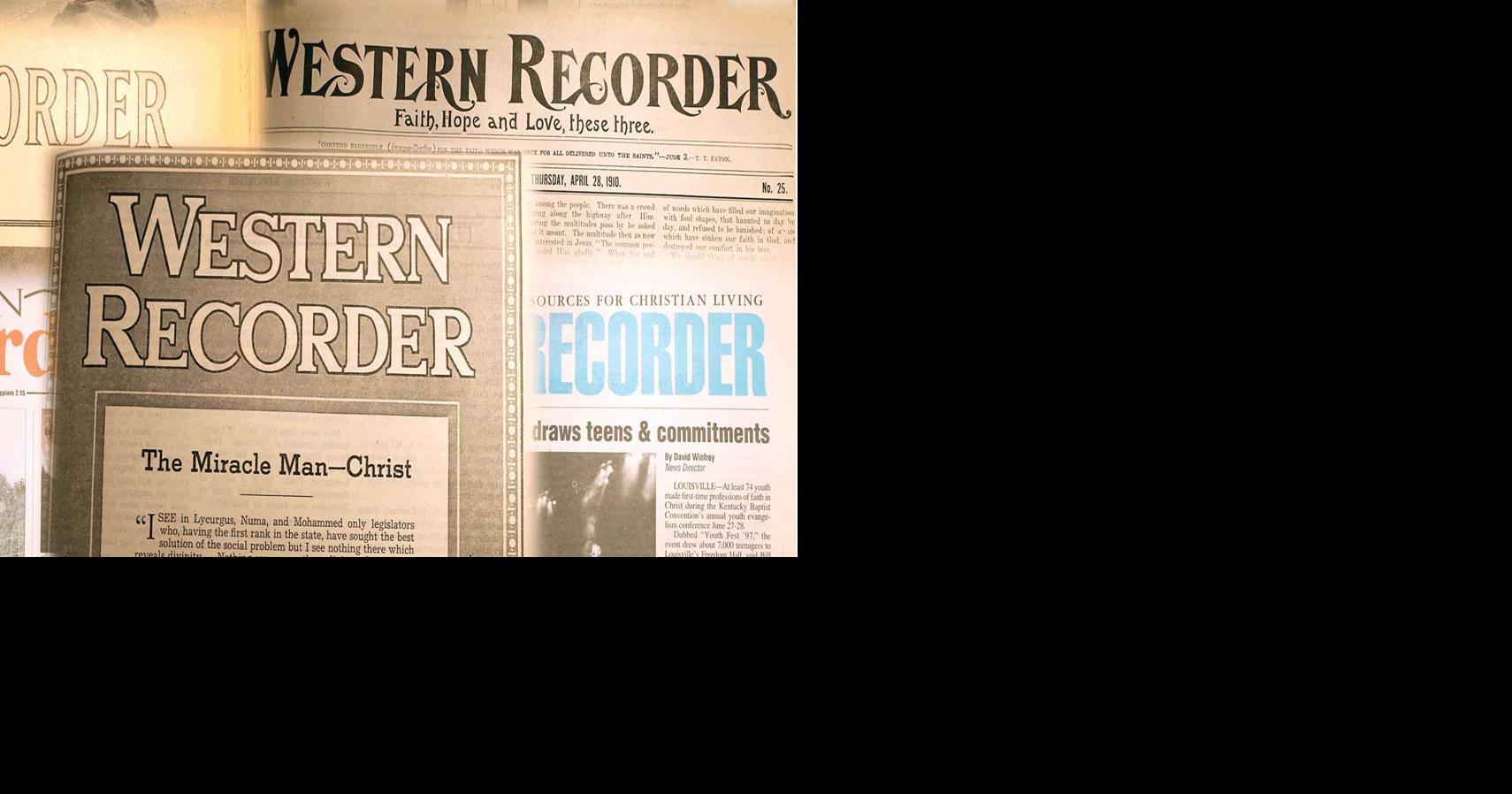 Western Recorder archives available on KBC website | Baptist Life ...