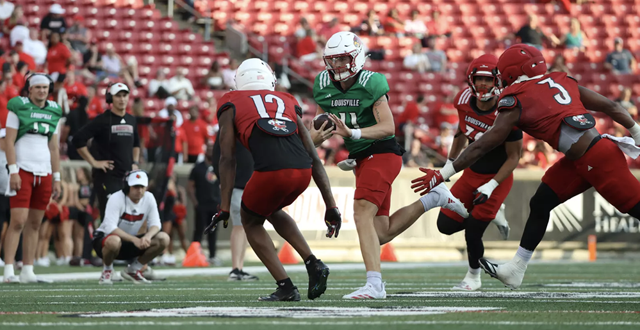 West Ga. transfer Wydner outshines Kienholz at QB in U of L's Red-White ...