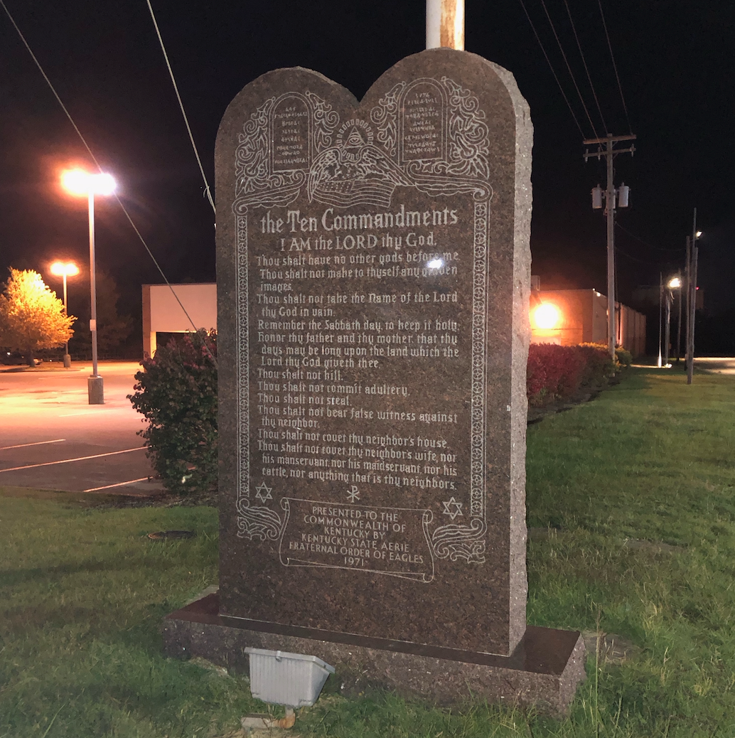 House approves resolution to return Ten Commandments monument to ...