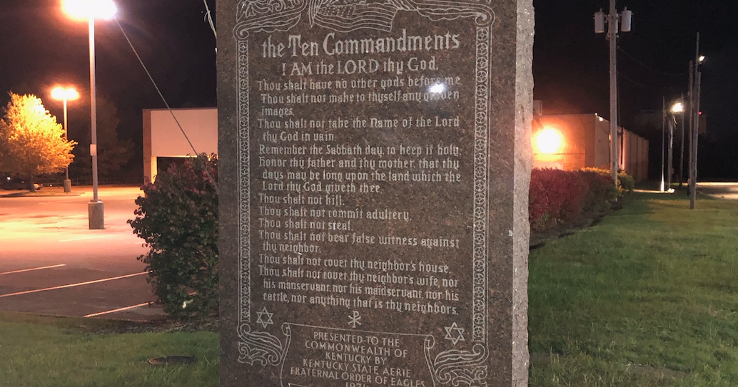 House approves resolution to return Ten Commandments monument to ...