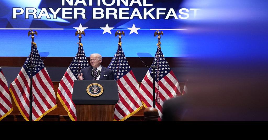 Strive to ‘serve rather than be served,’ Biden says at National Prayer ...