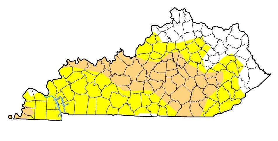 Majority of Kentucky rates ‘abnormally dry’ on drought monitor | News ...