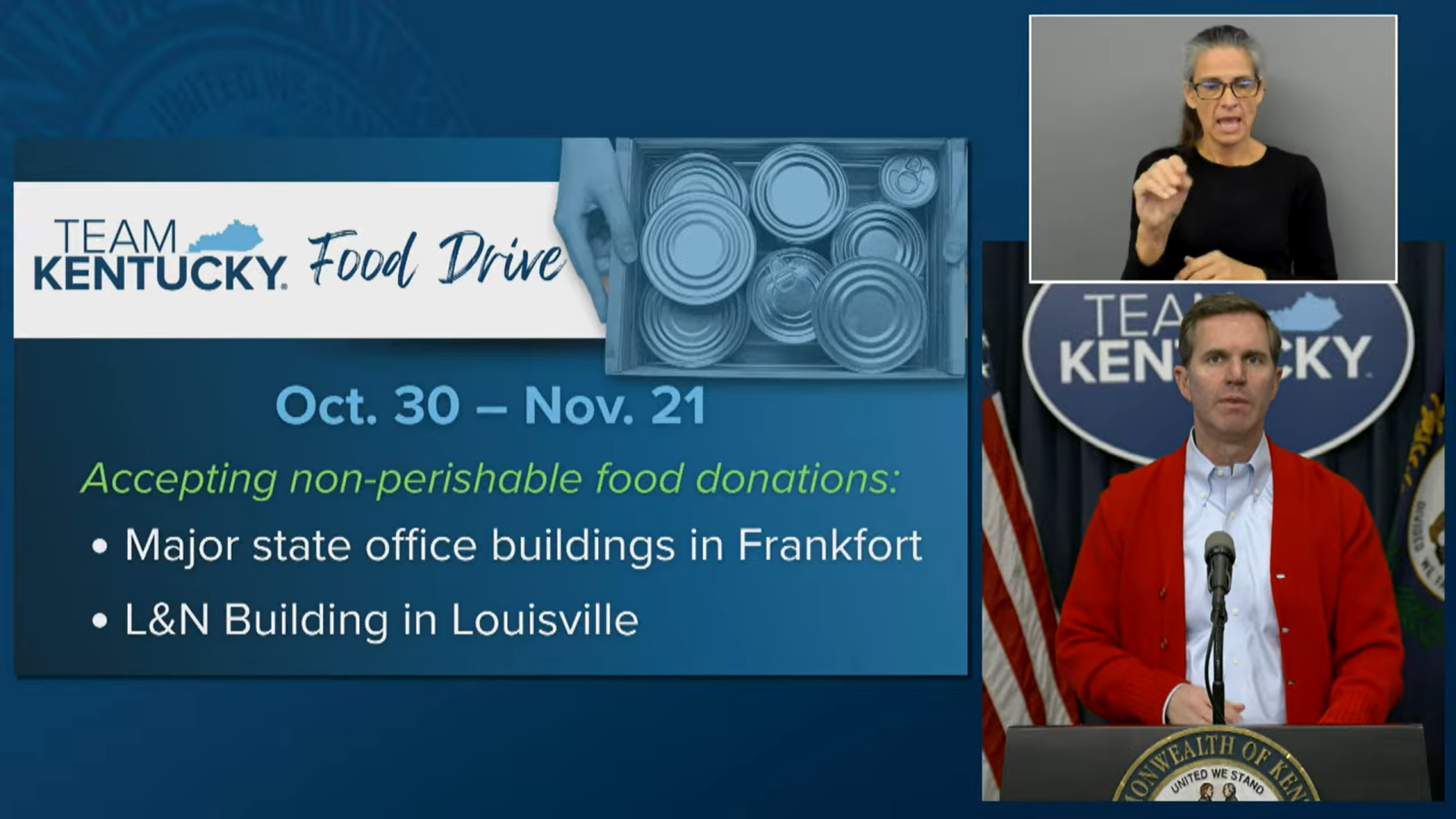 Team Kentucky announces food drive ahead of SNAP benefits suspension ...