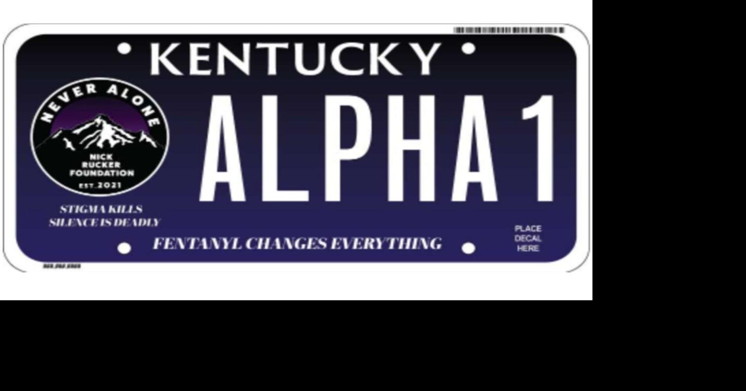 Fentanyl awareness specialty plates available | News | kentuckytoday.com