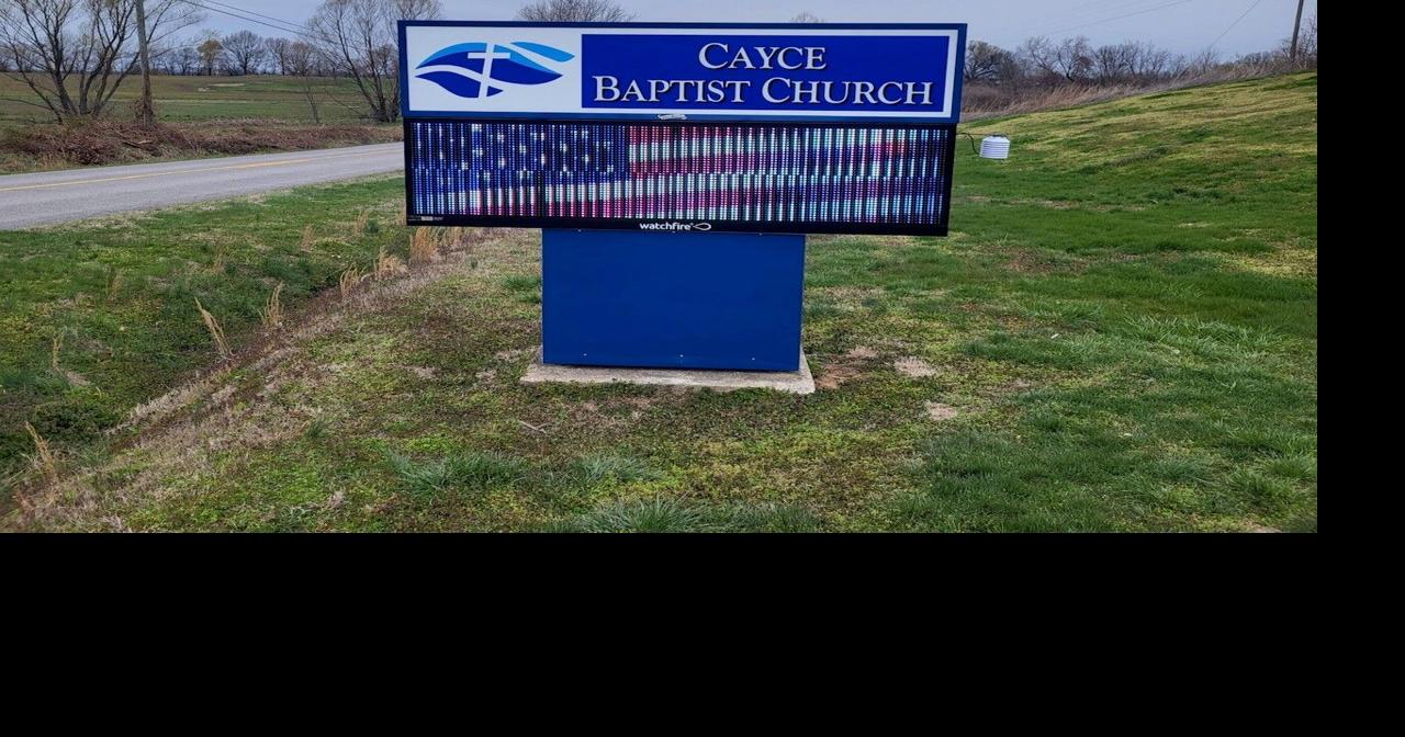 Return of church sign ‘lets people know we are building back’ | Baptist ...