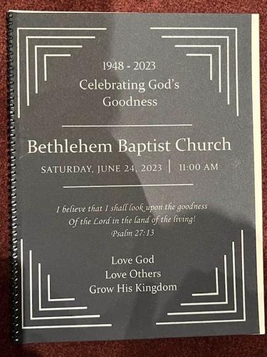Bethlehem Baptist celebrates 75th anniversary | Baptist Life ...