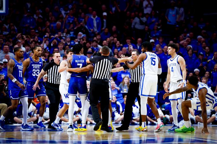 GALLERY: Kentucky shows fight in rout of Georgia State | Sports ...