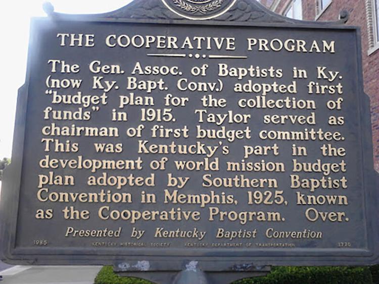 Kentucky Baptists make October a celebration of Cooperative Program ...
