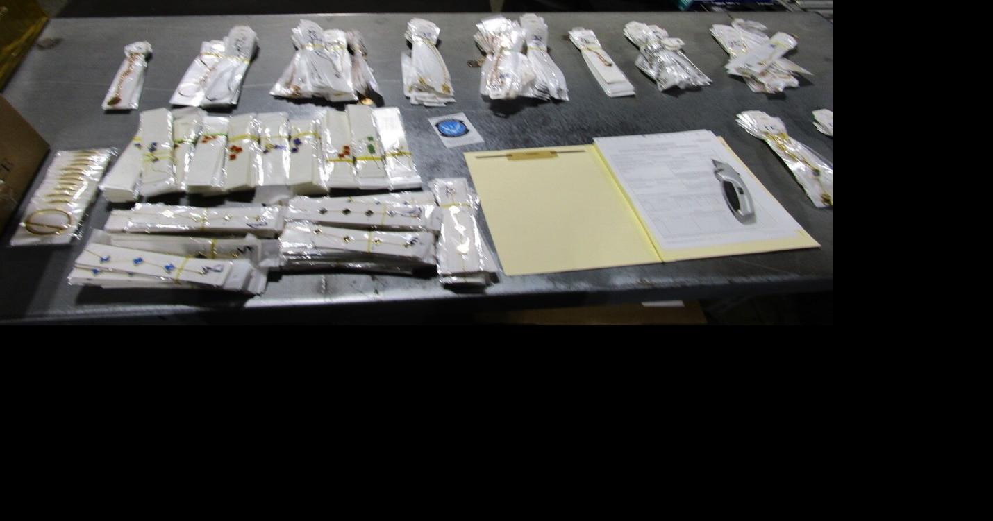 Thousands of fake jewelry pieces seized by customs in 24-hour period ...