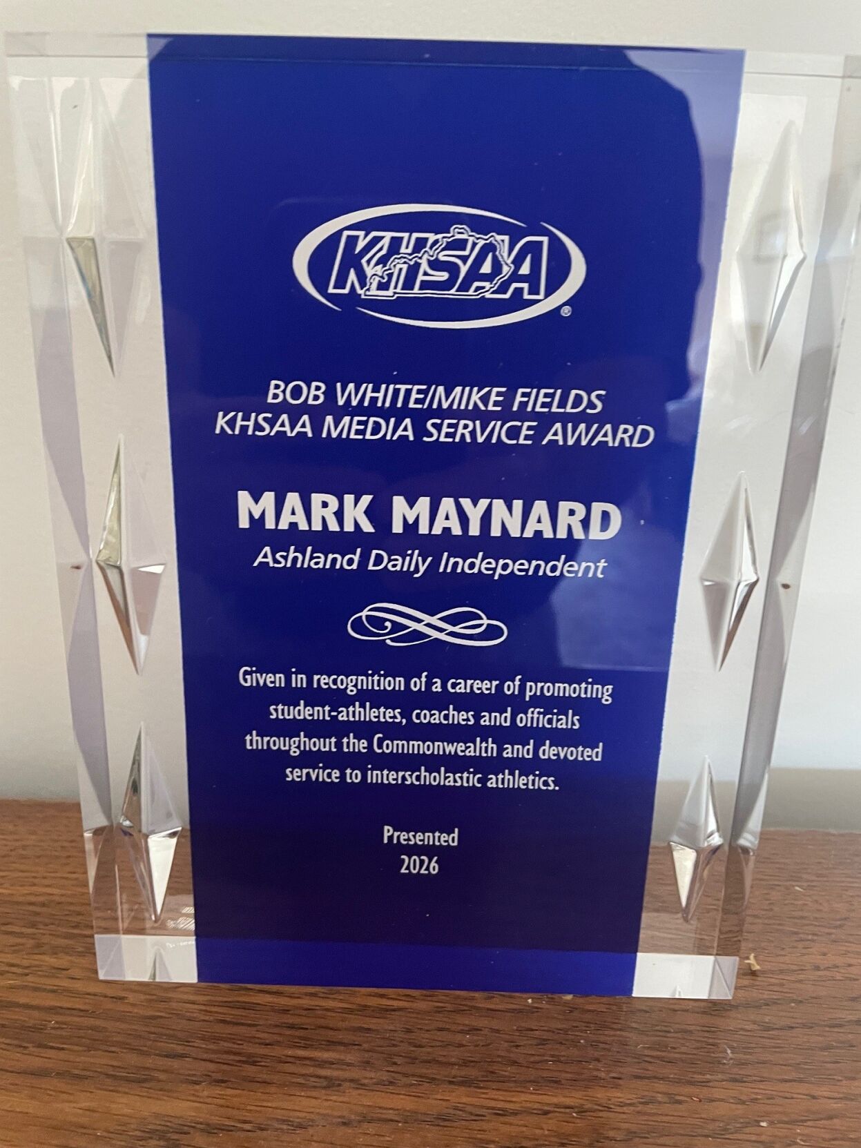 FIRST-PERSON: Humbled with award that carries names of Kentucky sports ...