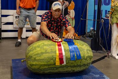 Biggest pumpkin, watermelon grown in Kentucky crowned at State Fair ...