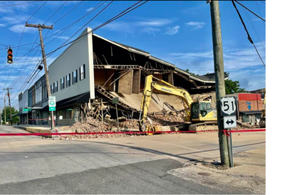 Building collapse in downtown Clinton blocks traffic flow | News ...