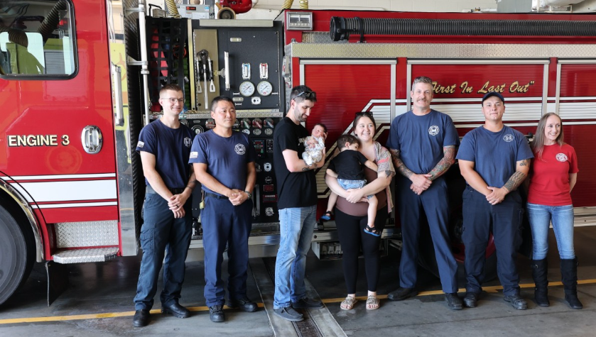 Fort Knox family honors firefighters who delivered ‘eager’ baby | News ...