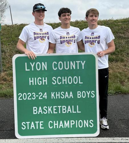 Lyon County state basketball champions, Mr. Basketball receive markers ...