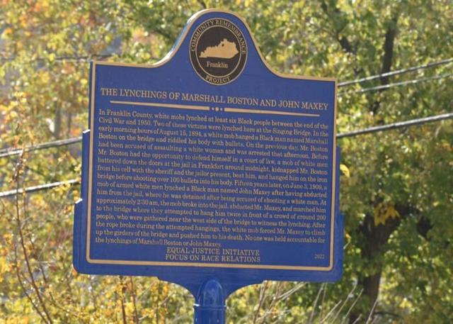 Historic marker makes sure Boston and Maxey, two lynching victims, aren ...