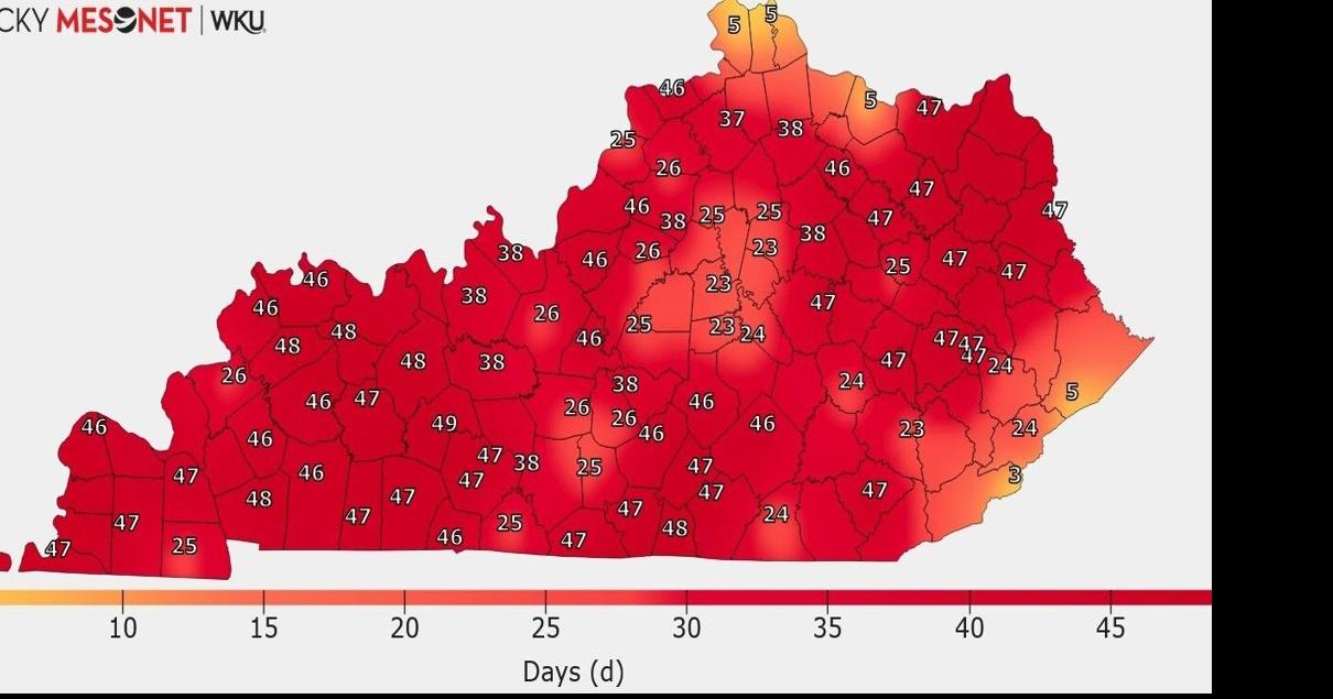 Most of Kentucky has endured persistent heat for weeks | News ...
