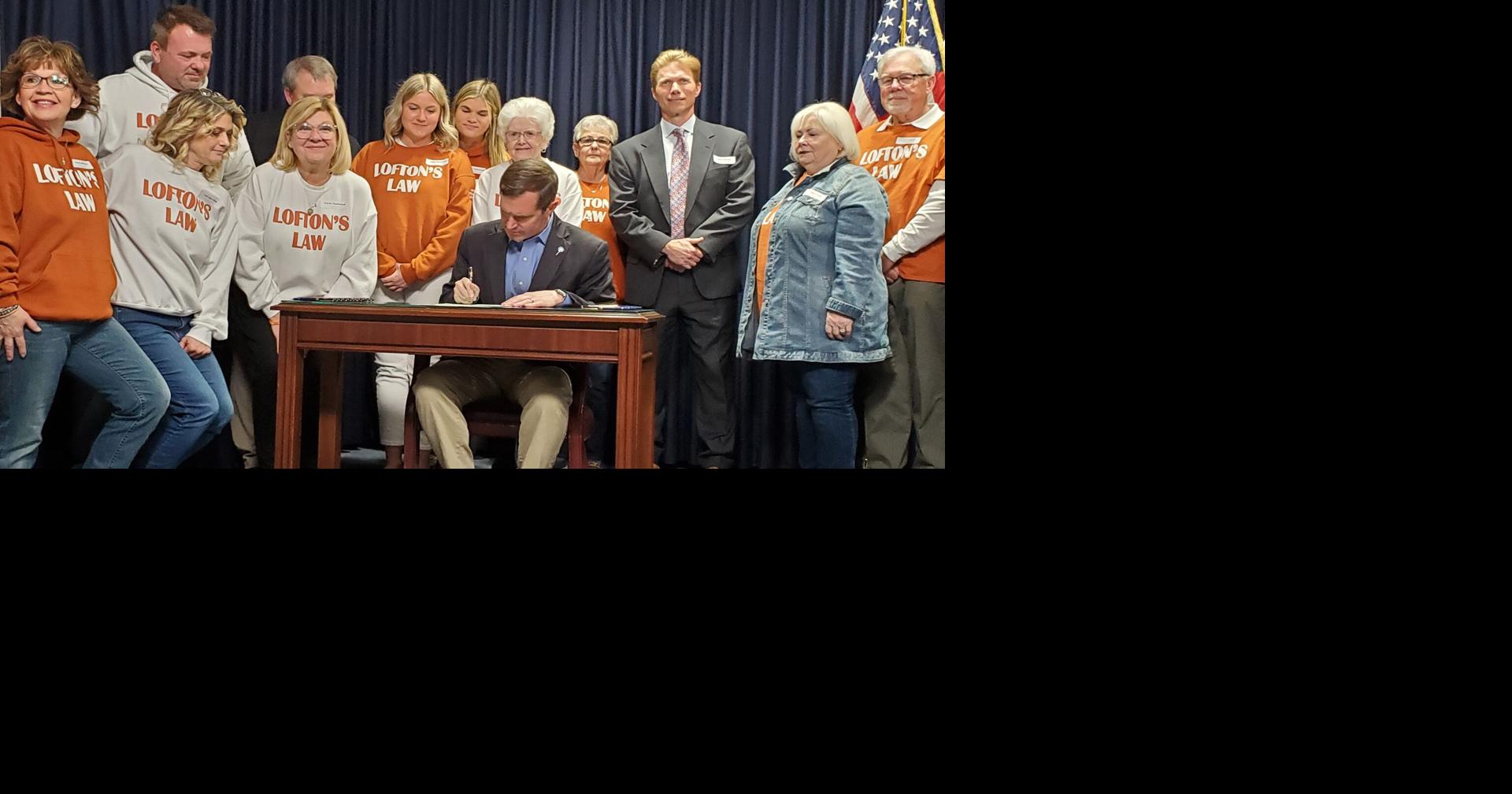 Beshear signs Lofton's law and Lilly's law | News | kentuckytoday.com