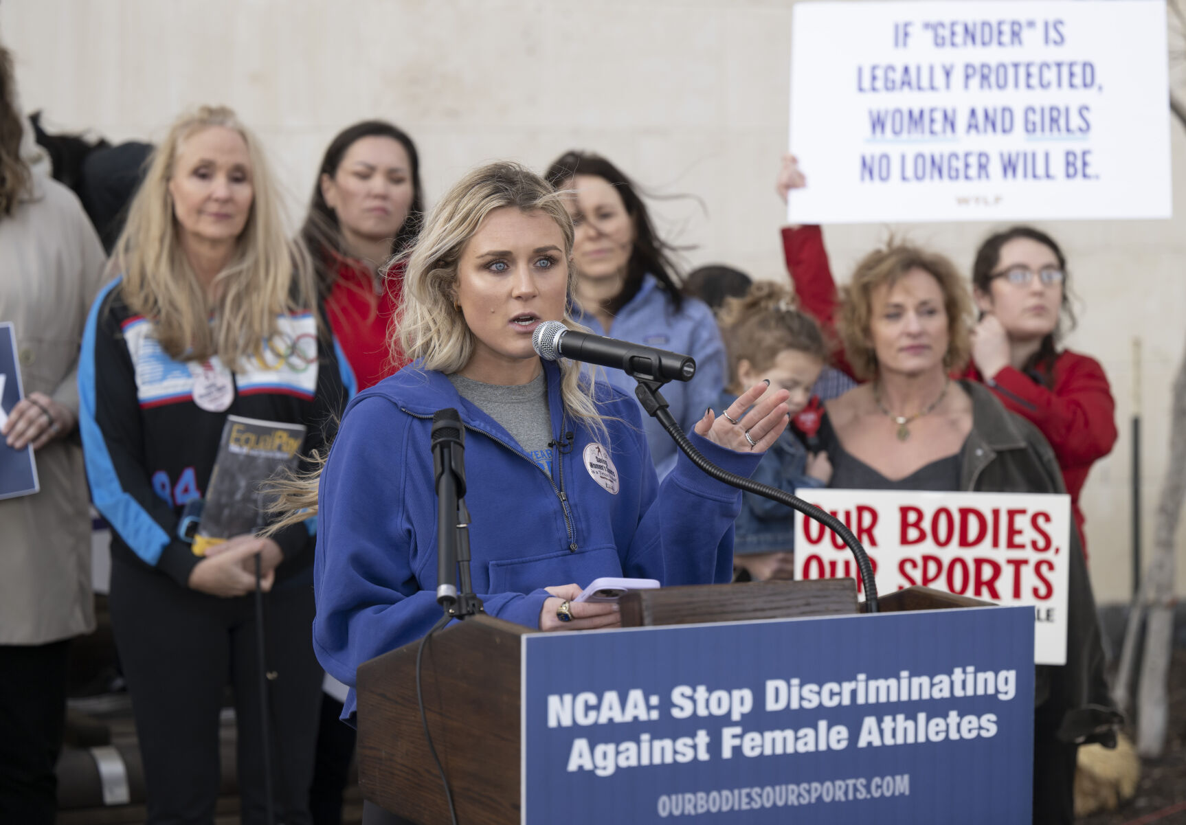 Former UK All-American swimmer Riley Gaines passionate about protecting ...