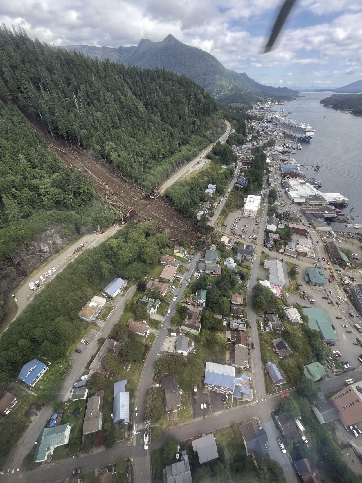 Aerial views of landslide area | Photos | ketchikandailynews.com