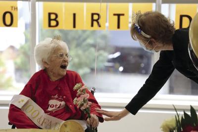 Merle Wolfe celebrates her 100th birthday: Centenarian reflects on ...