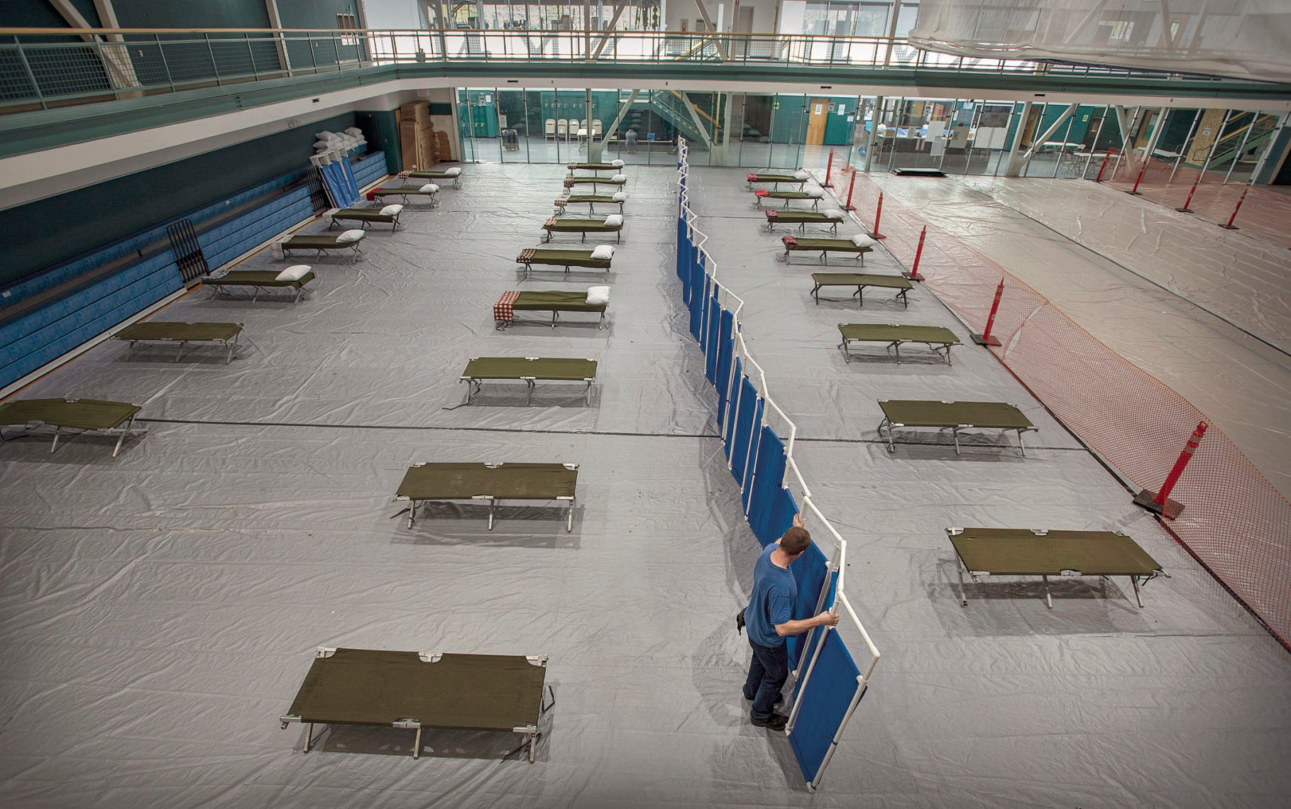 Rec center outfitted as shelter | Local News | ketchikandailynews.com