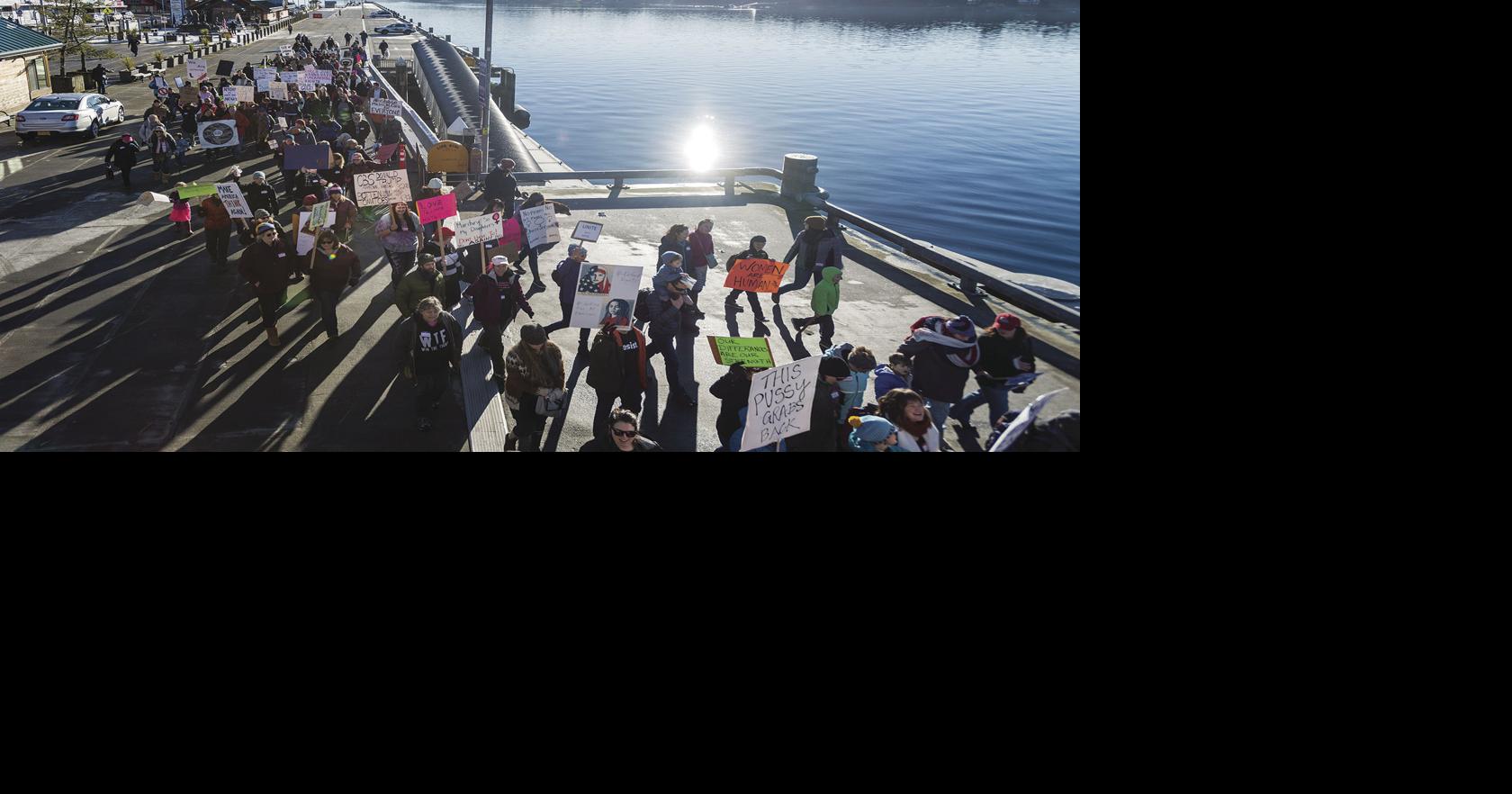 Big crowd turns out for Ketchikan protest | Local News ...