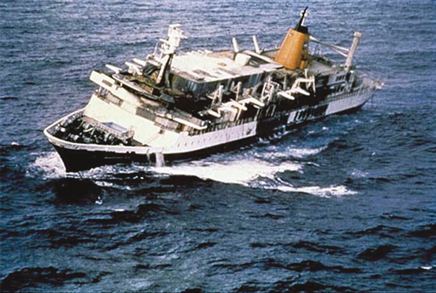 Exact underwater location of cruise ship that sank in 1980 remains ...