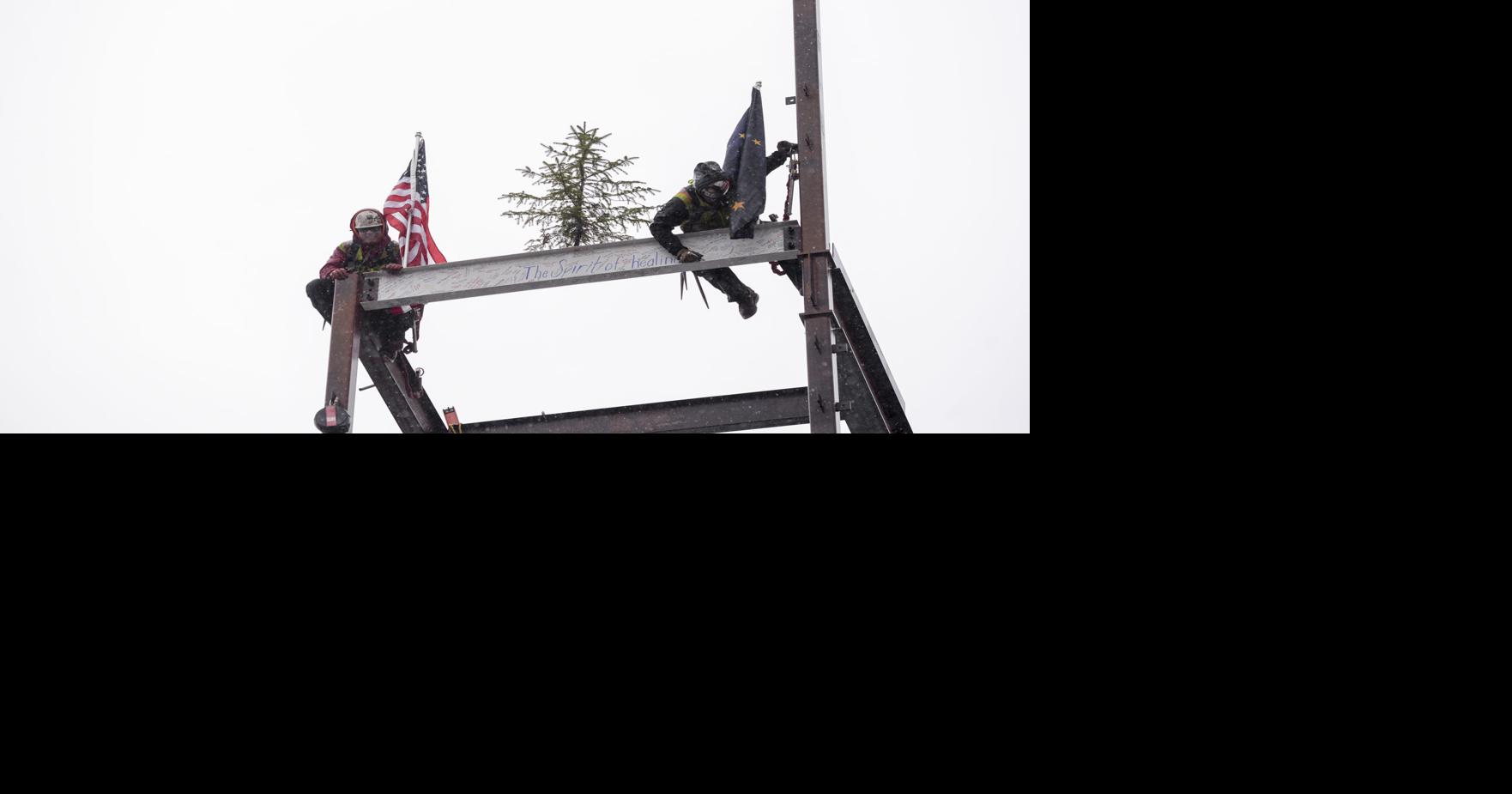 Beam raised in Ketchikan hospital project topping-out ceremony | Local ...