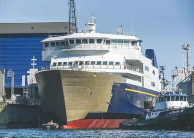 Shipyard launches new state ferry Tazlina: Vigor Alaska: Everything ...