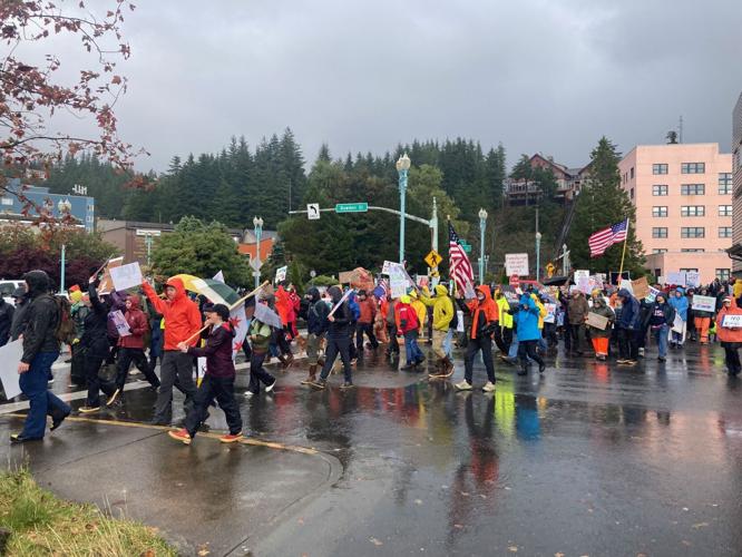 ‘No Kings’ rally in Ketchikan | Photos | ketchikandailynews.com