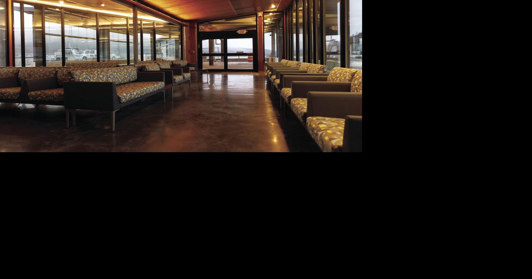 New aiport ferry terminal waiting area opens | Photos ...