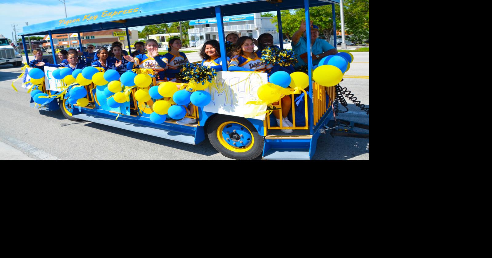 Pigeon Key Express with cheer squad | | keysnews.com