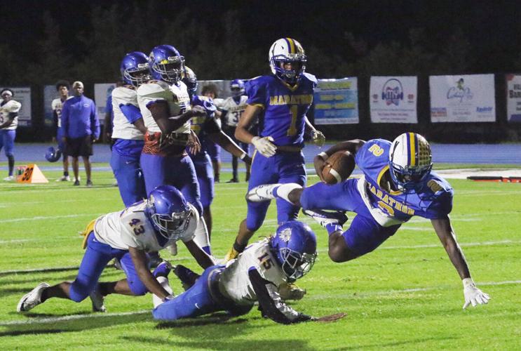 Hawkins run for 300 yard in second straight game, Marathon secures ...