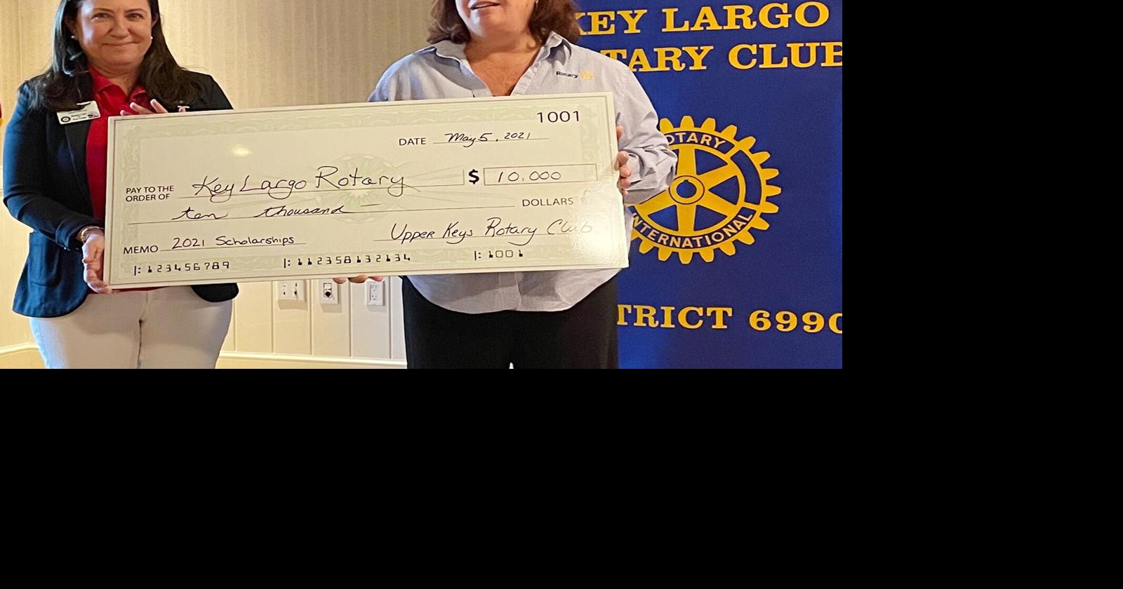 Upper Keys Rotary donates to Key Largo Rotary | Business | keysnews.com