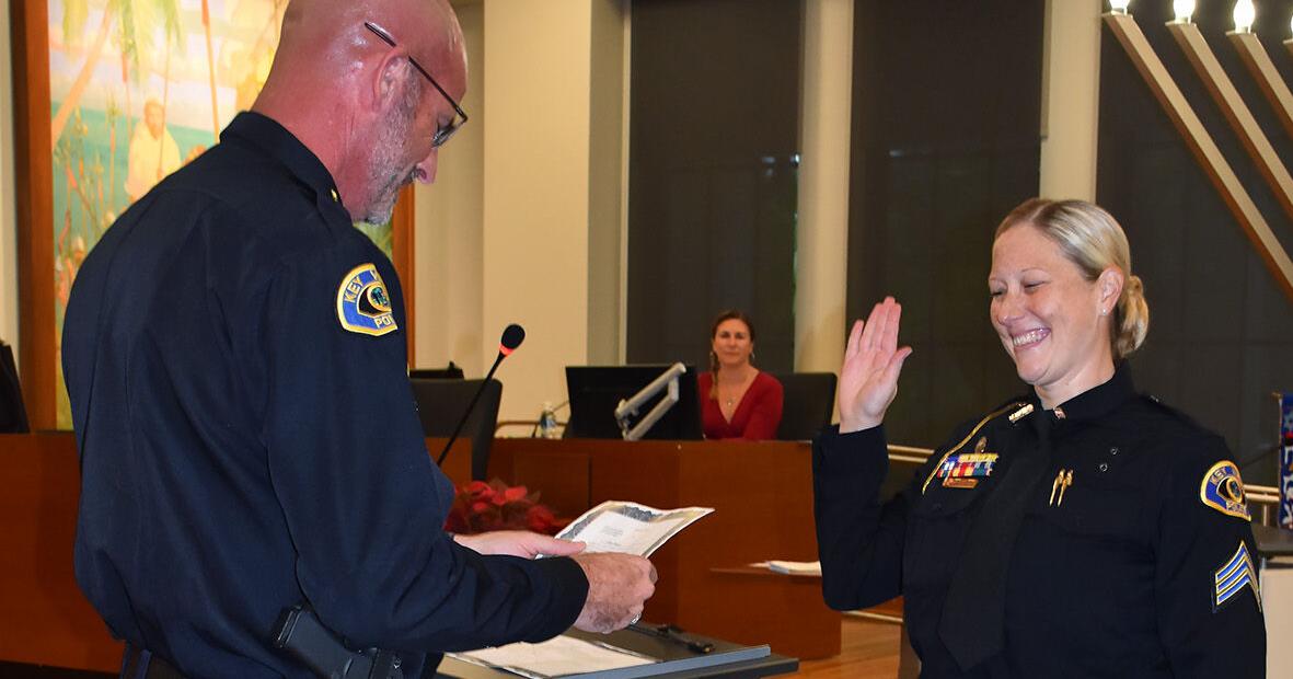 KWPD swears in newest sergeant | Mile Markers | keysnews.com