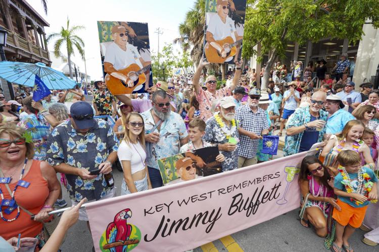 'Just a Few Friends Key West' Jimmy Buffett memorial event, Second Line ...