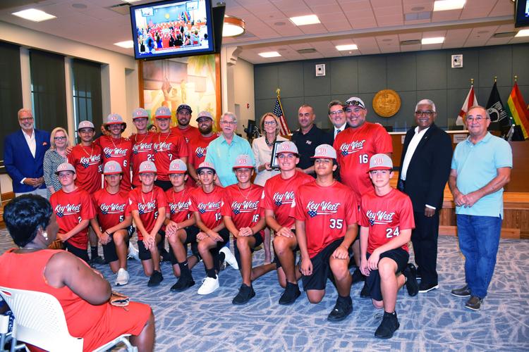 City honors Little Conch Baseball 14U All Stars | Club Sports ...