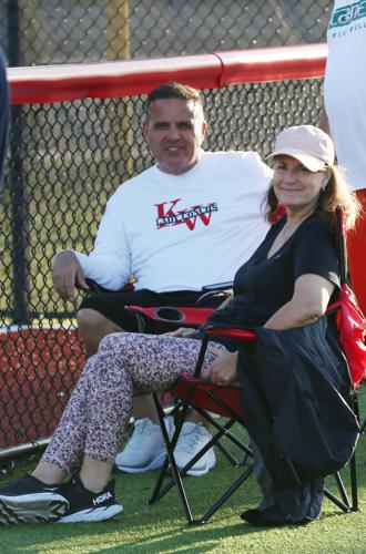 2024.05.04_SCORE FACES Raymond Vasquez and wife Caroline watch ...