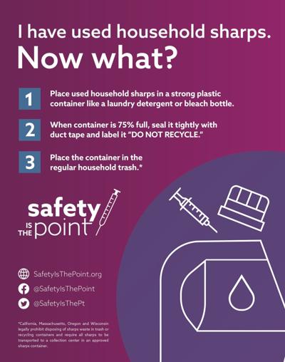 How to safely dispose of used medical sharps | | keysnews.com