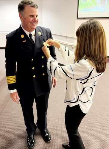 Colina takes oath as Monroe County fire chief | Government / Politics ...
