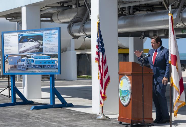Gov. DeSantis on Stock Island for water treatment plant dedication ...