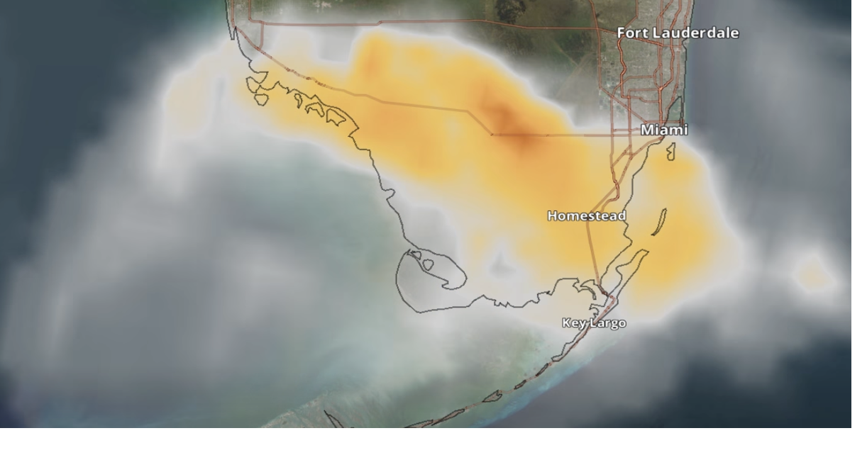 Smoke from Everglades 'National Fire' impacting the Florida Keys, Miami ...